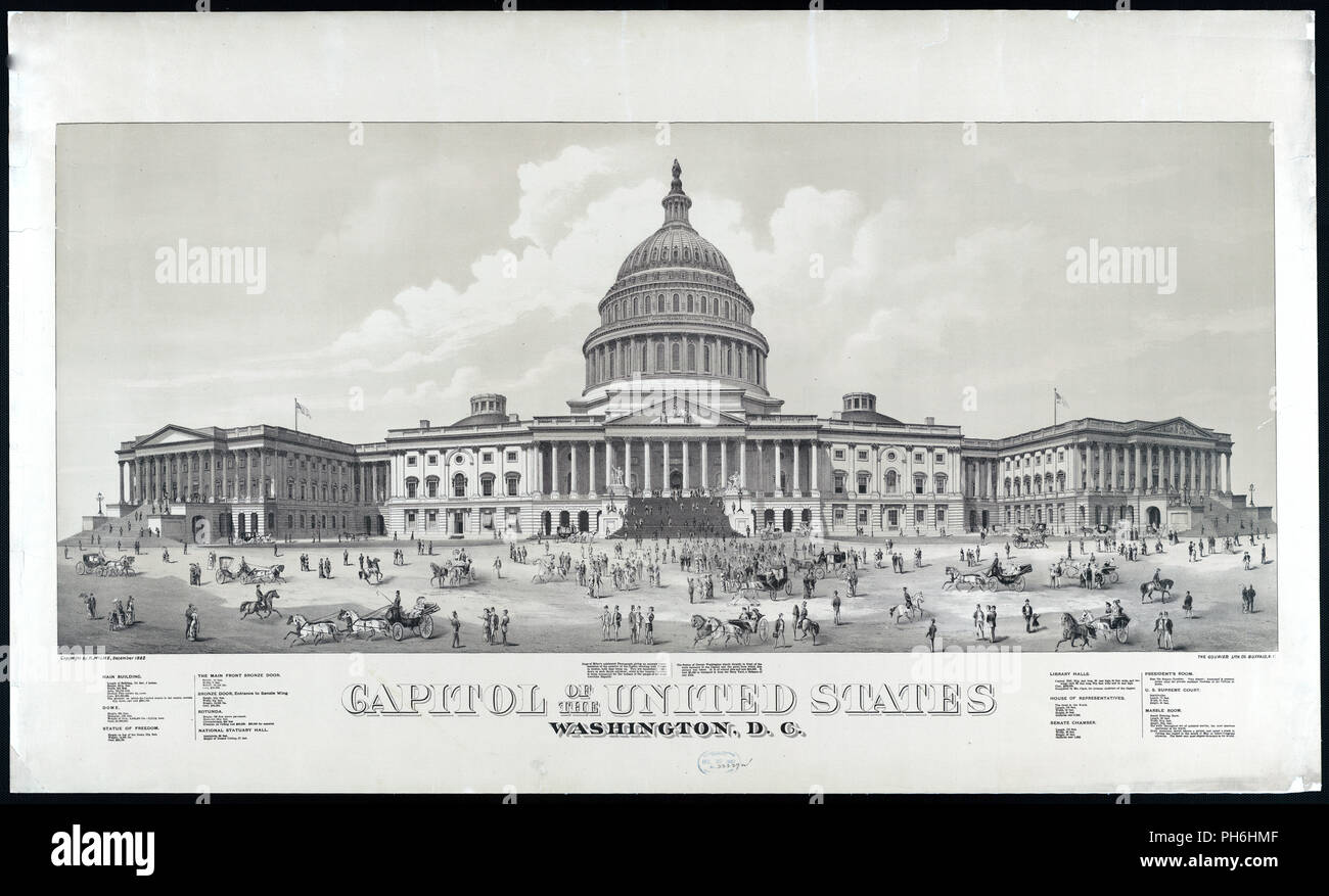 United states capitol building 1800s hi-res stock photography and ...
