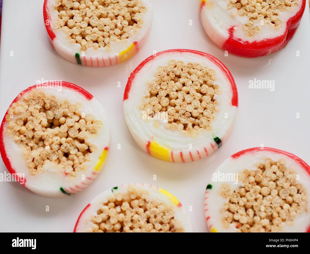 Korean traditional candy, Rice cookie Stock Photo - Alamy