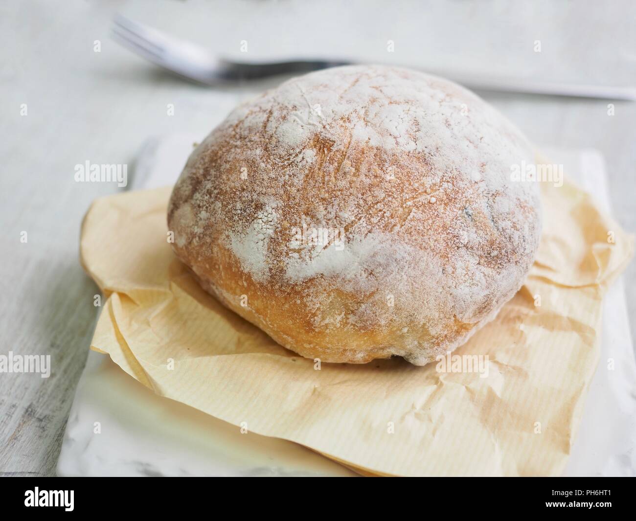 Round Olive Chi Avatar, Whole wheat bread Stock Photo - Alamy