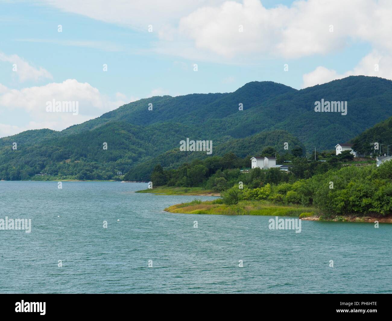 Scenery of Daecheong Lake in Cheongju City, South Korea Stock Photo - Alamy