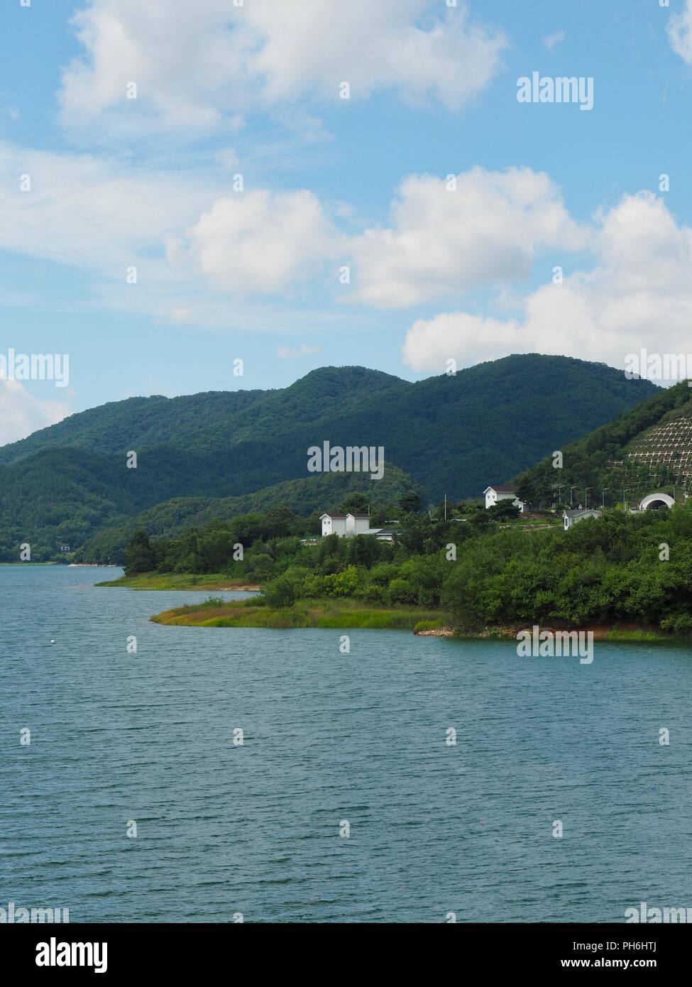 Scenery of Daecheong Lake in Cheongju City, South Korea Stock Photo - Alamy