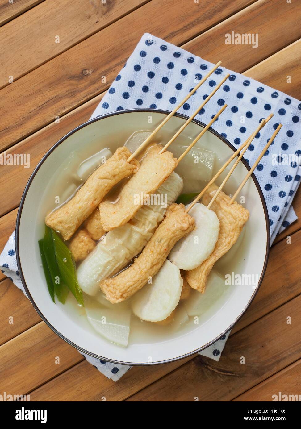 Asian food Fish paste stew, eomuk tang Stock Photo - Alamy