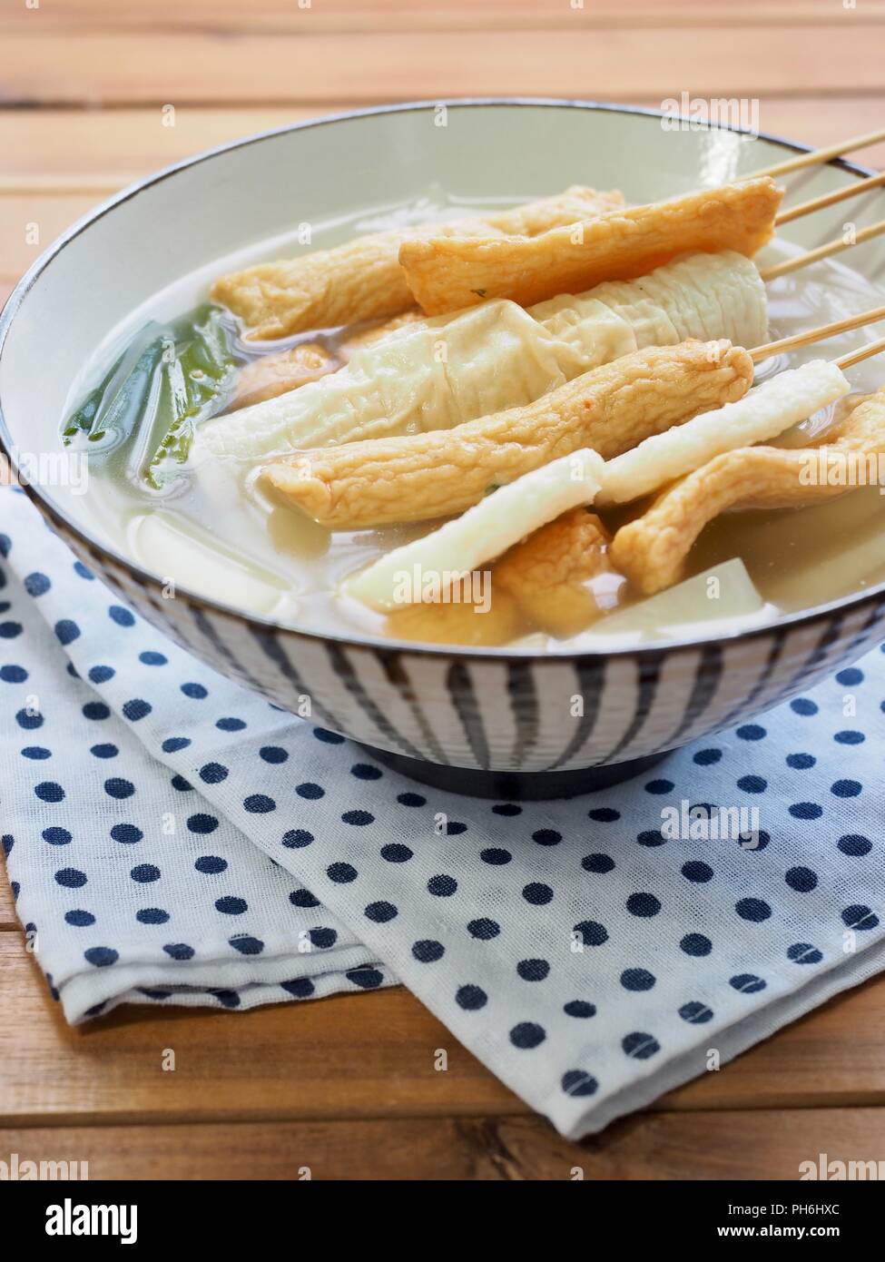 Asian food Fish paste stew, eomuk tang Stock Photo - Alamy