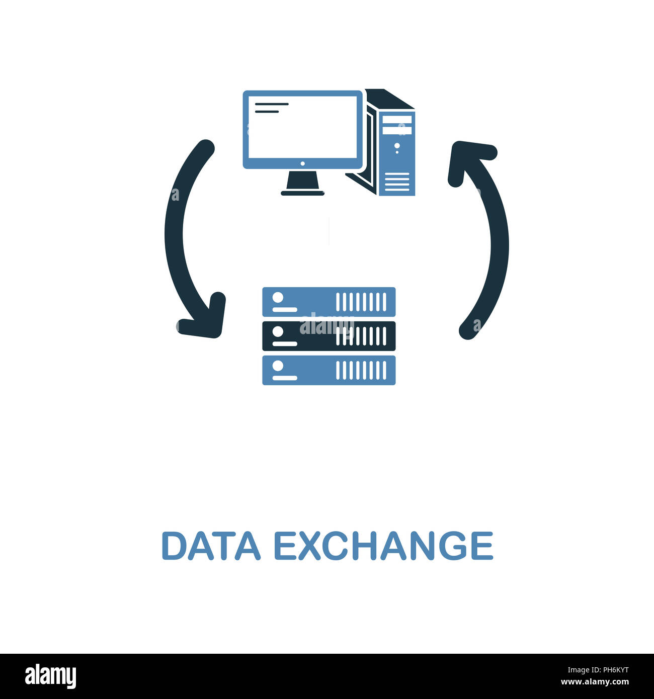 Responsive icon in two colors. Simple element illustration. Responsive ...