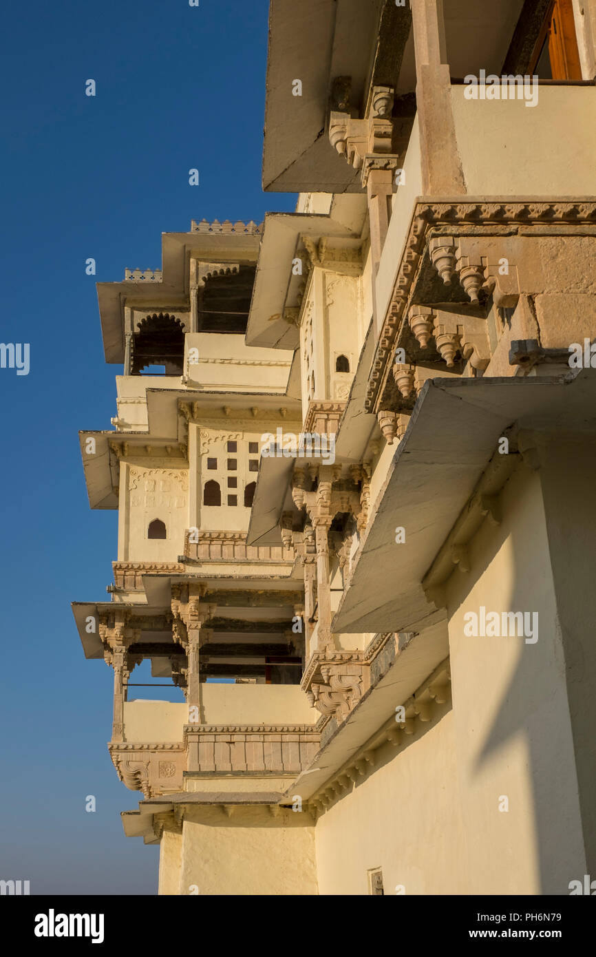 Architectural detail of the RAAS Devigarh boutique hotel, near Udaipur ...