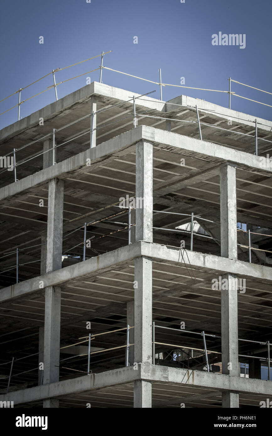 building construction, concrete beams Stock Photo - Alamy
