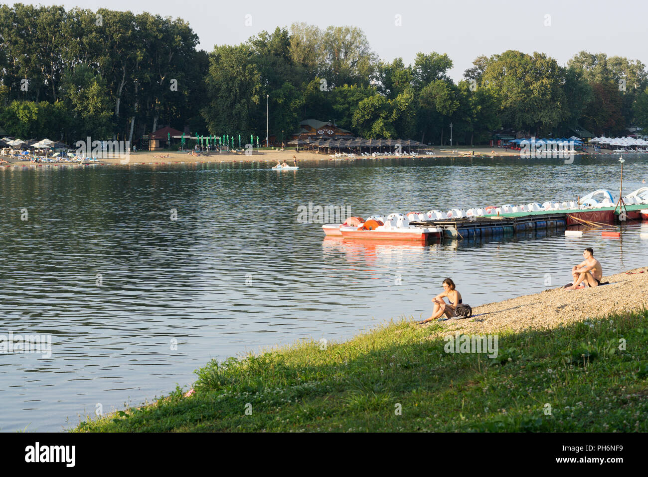 Summer in ada ciganlija belgrade hi-res stock photography and images ...