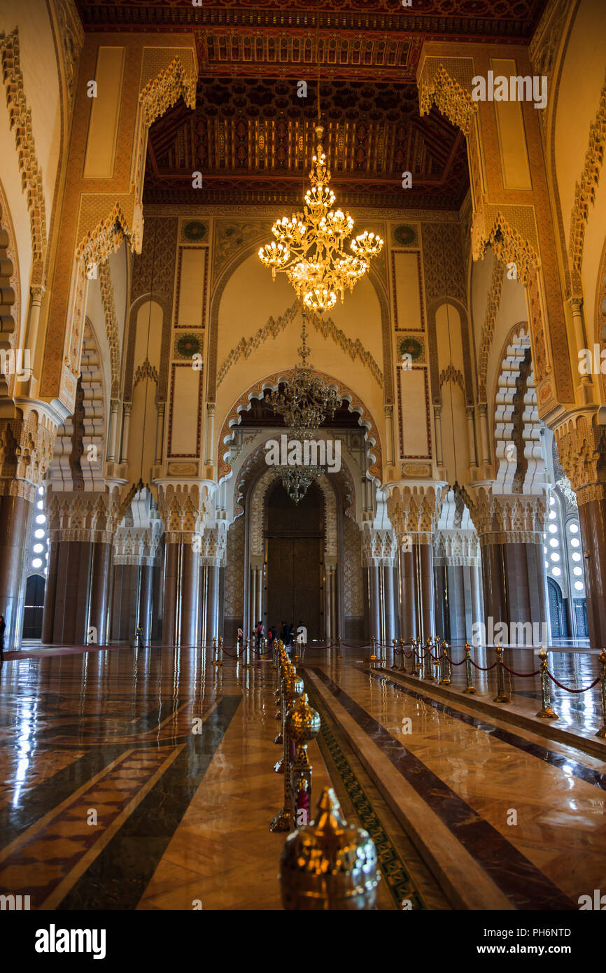 Inside the hassan ii mosque, casablanca hi-res stock photography and ...