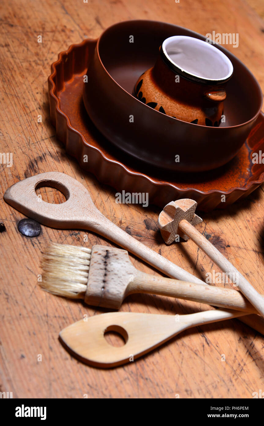 Kitchen pitcher Clay Stock Photo - Alamy