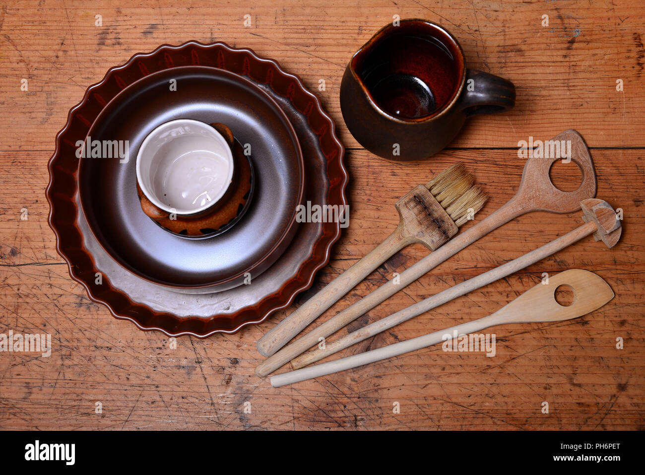 Old wooden spoon hi-res stock photography and images - Alamy