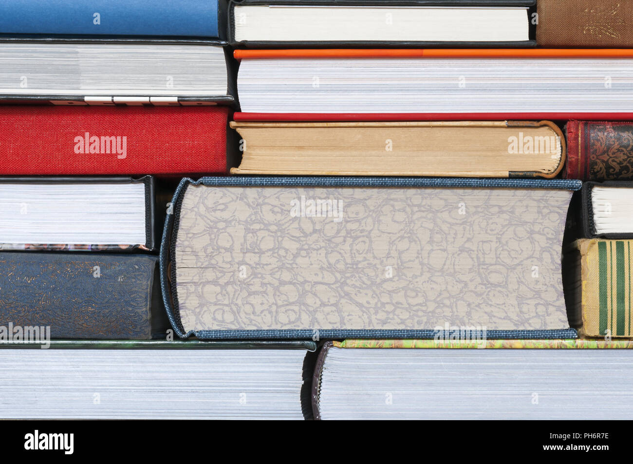 Stack of books Stock Photo - Alamy