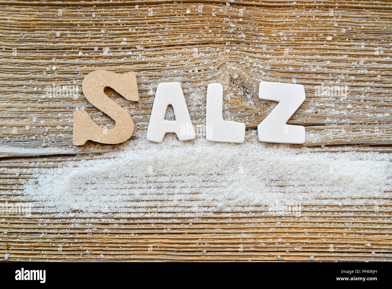 Salt Word High Resolution Stock Photography and Images - Alamy