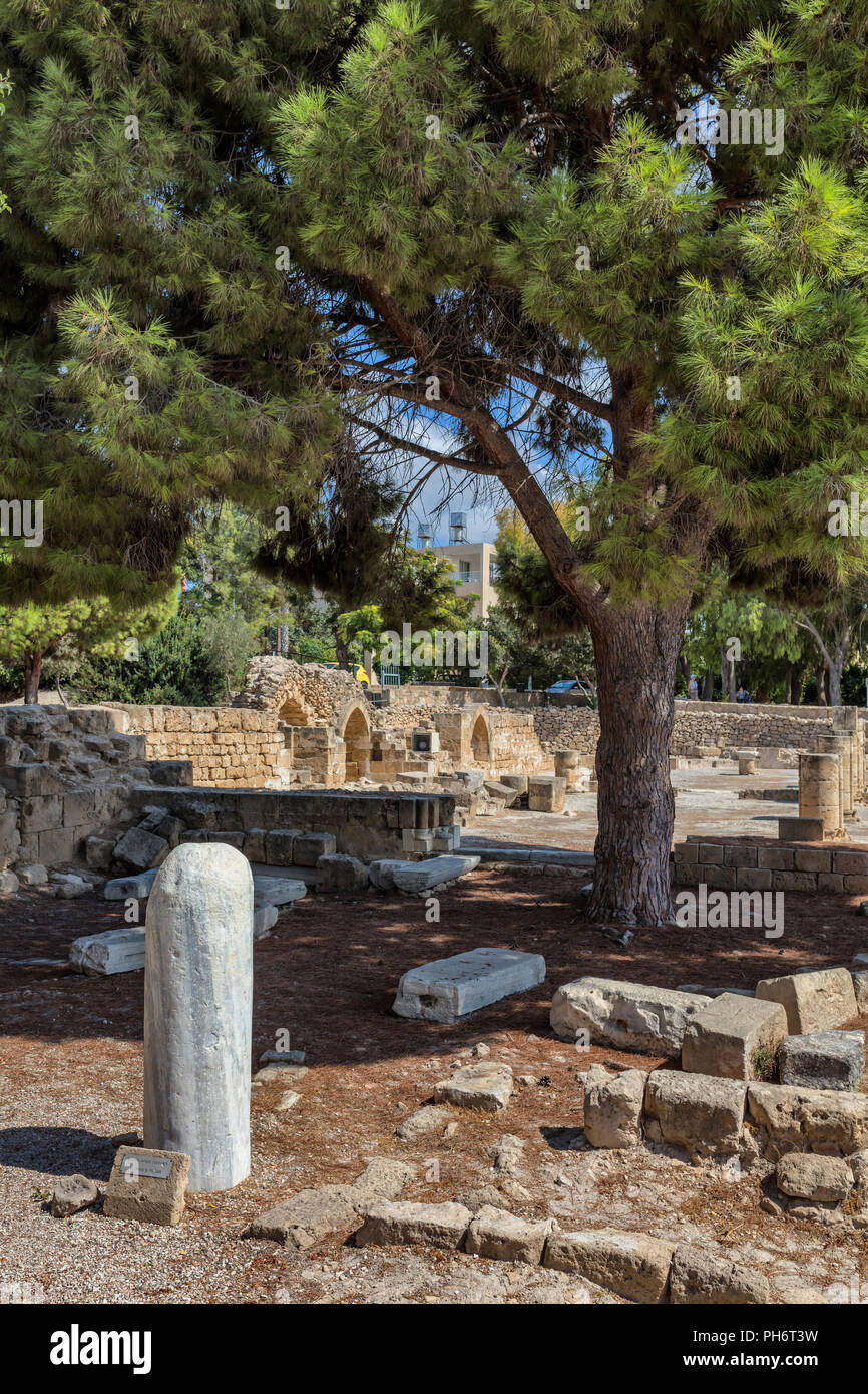 Pillar of St. Paul, Panagia Chrysopolitissa church, Paphos, Cyprus ...