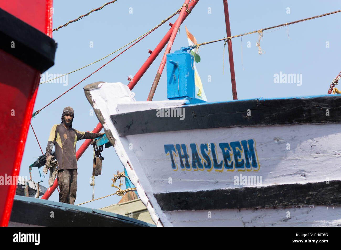 India indian cargo ship mumbai hi-res stock photography and images - Alamy