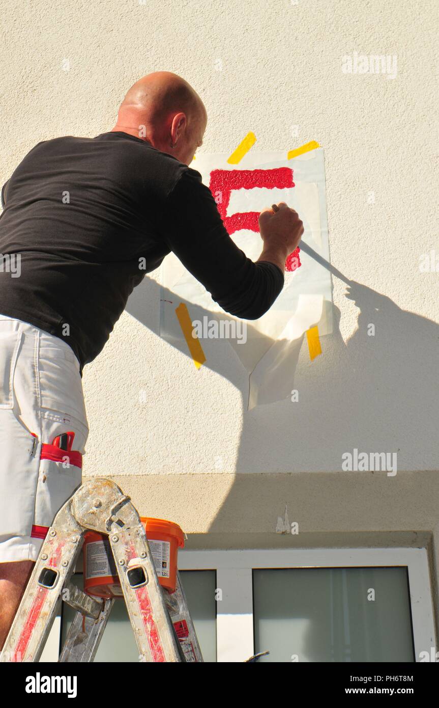 Work painter hi-res stock photography and images - Alamy
