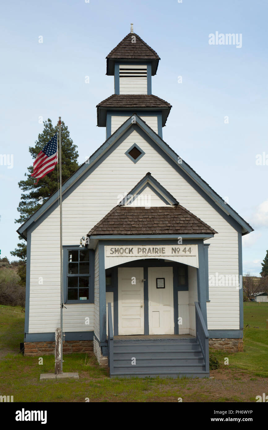 Smock Prairie School, Wamic Historical Museum, Wamic, Oregon Stock ...
