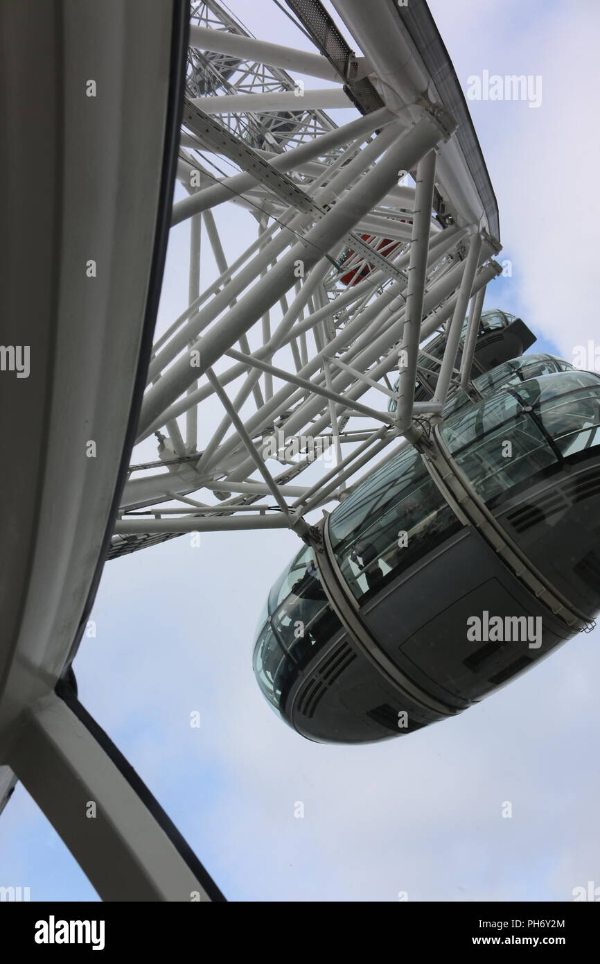 View from the London Eye sightseeing Stock Photo - Alamy