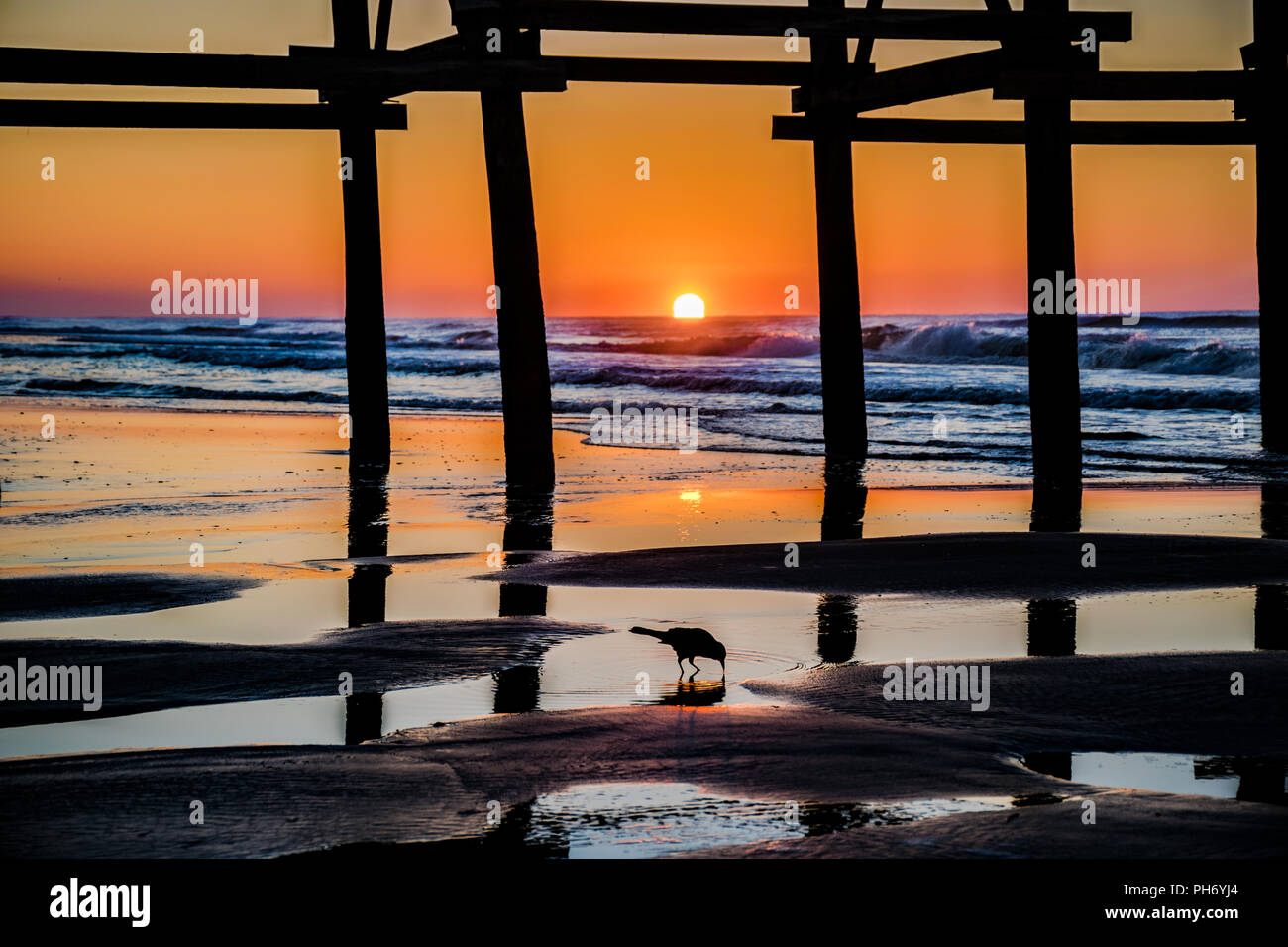 Beautiful Myrtle Beach South Carolina SC Sunrise Stock Photo - Alamy