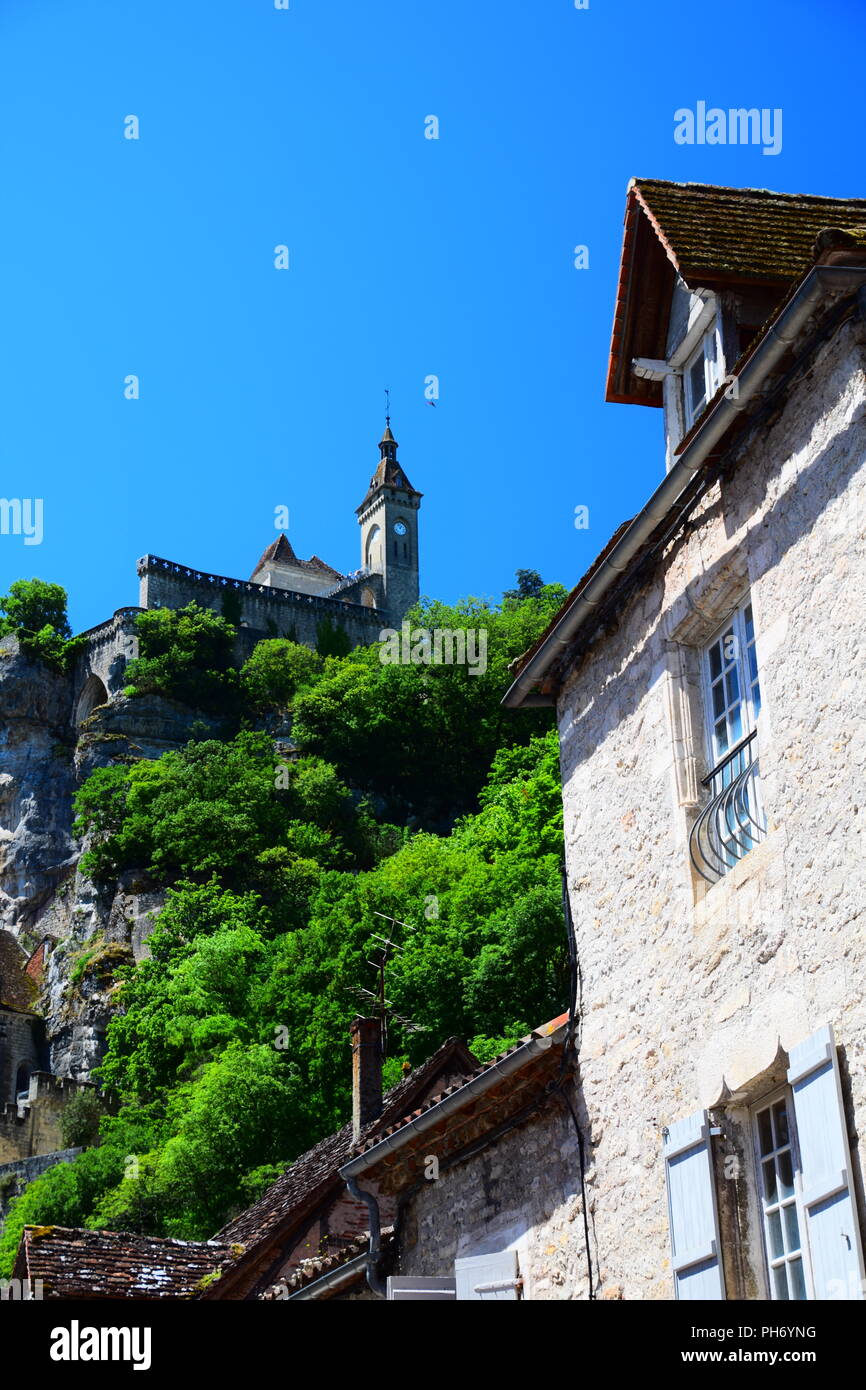 Scenes from the medieval pilgrimage village of Rocamadour in the Lot ...