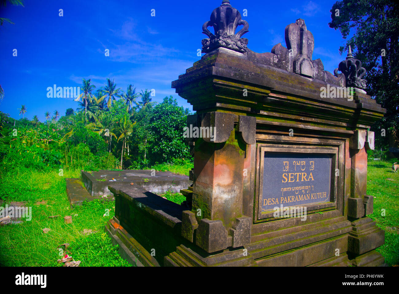 A Historical Ancient building in Bali, Indonesia. Bali is an Indonesian ...