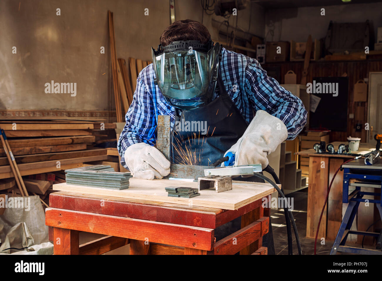 Welder Man In Work Images