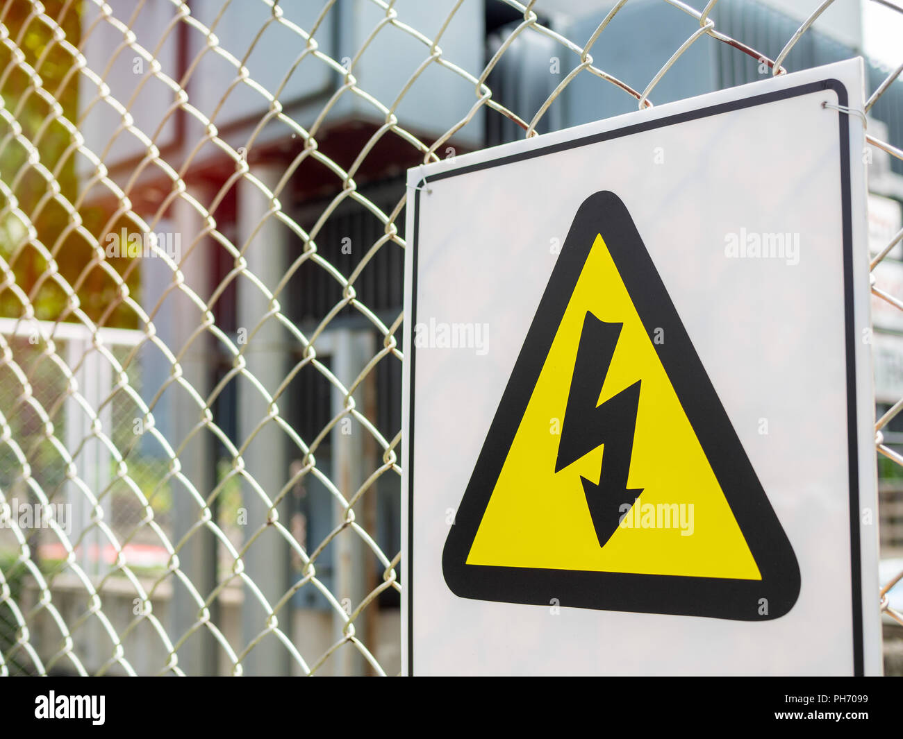 High Voltage Sign On Transformer High Resolution Stock Photography and ...