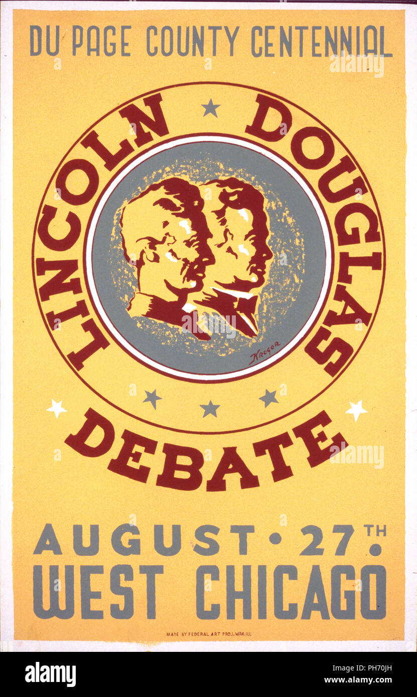 Lincoln Douglas Debates Poster