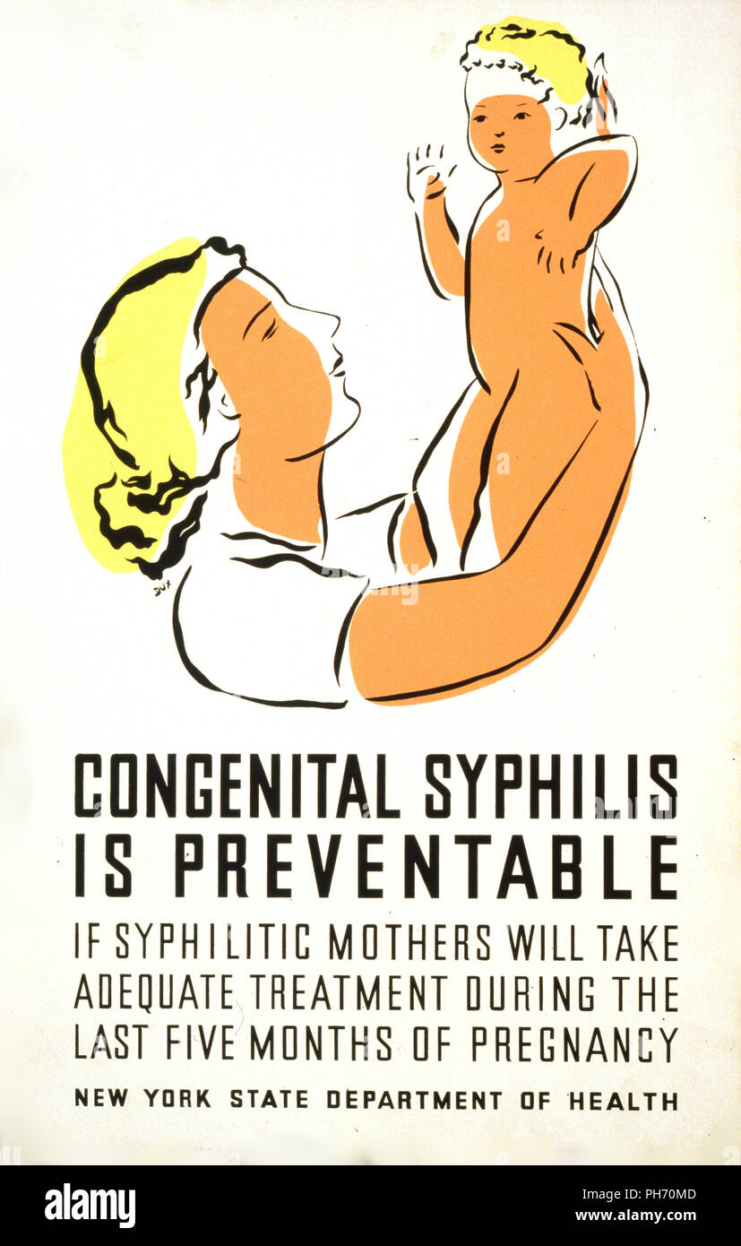 1930s syphilis posters hi-res stock photography and images - Alamy