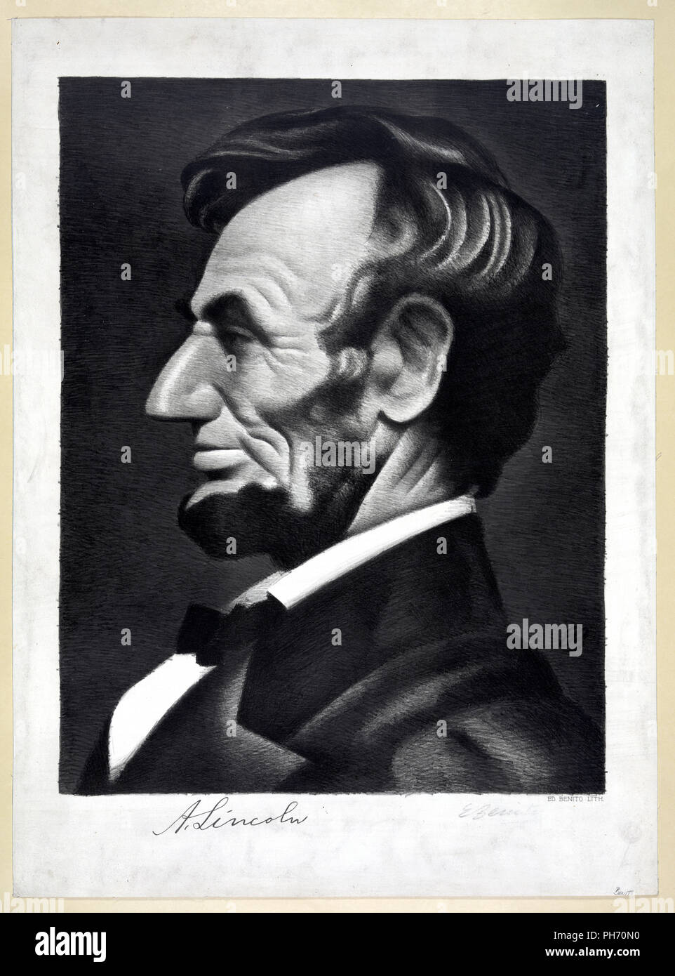Abraham lincoln poster hi-res stock photography and images - Alamy