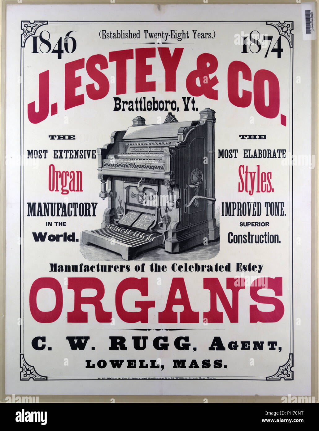 Estey organs hi-res stock photography and images - Alamy