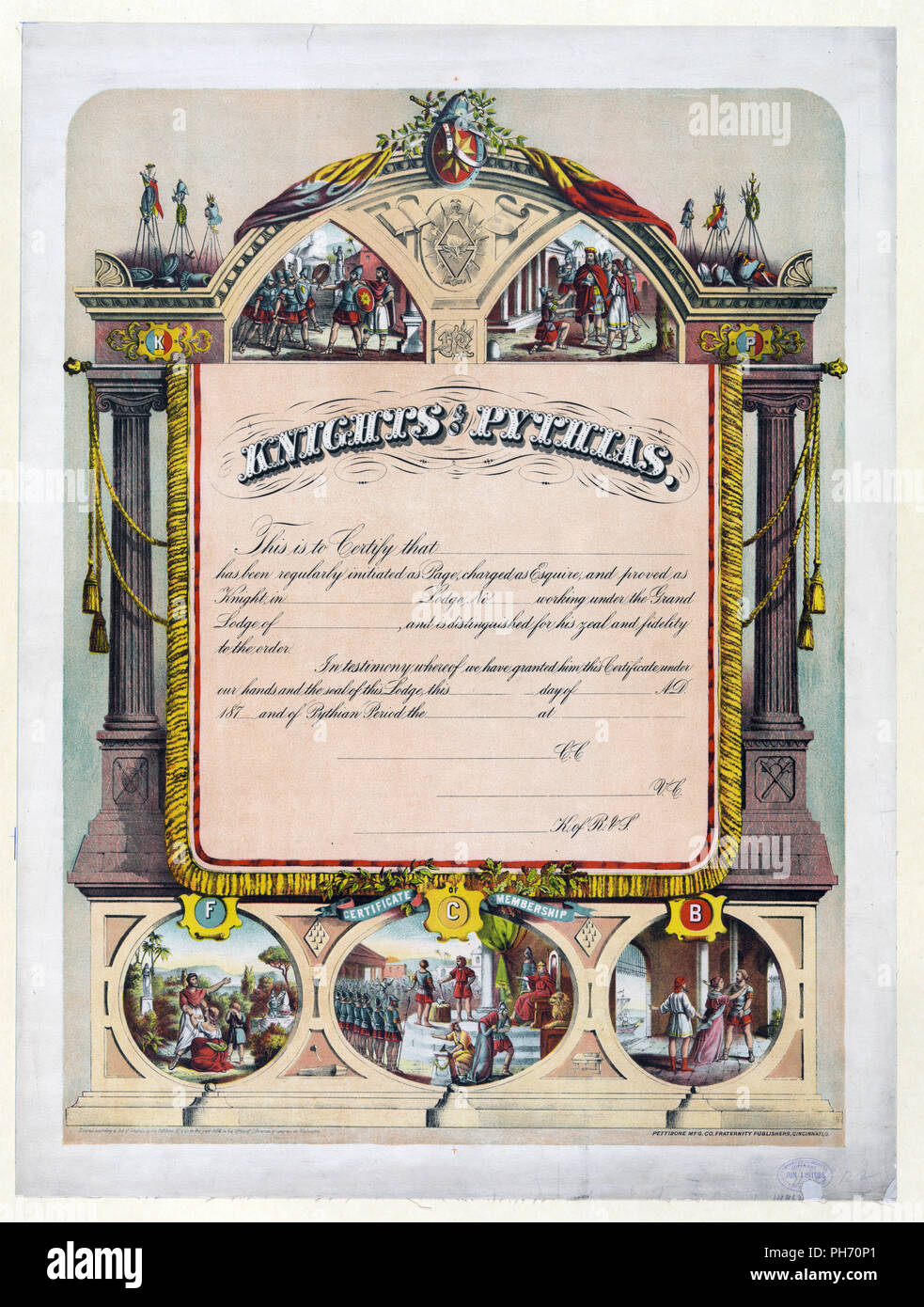 Knights of pythias hi-res stock photography and images - Alamy