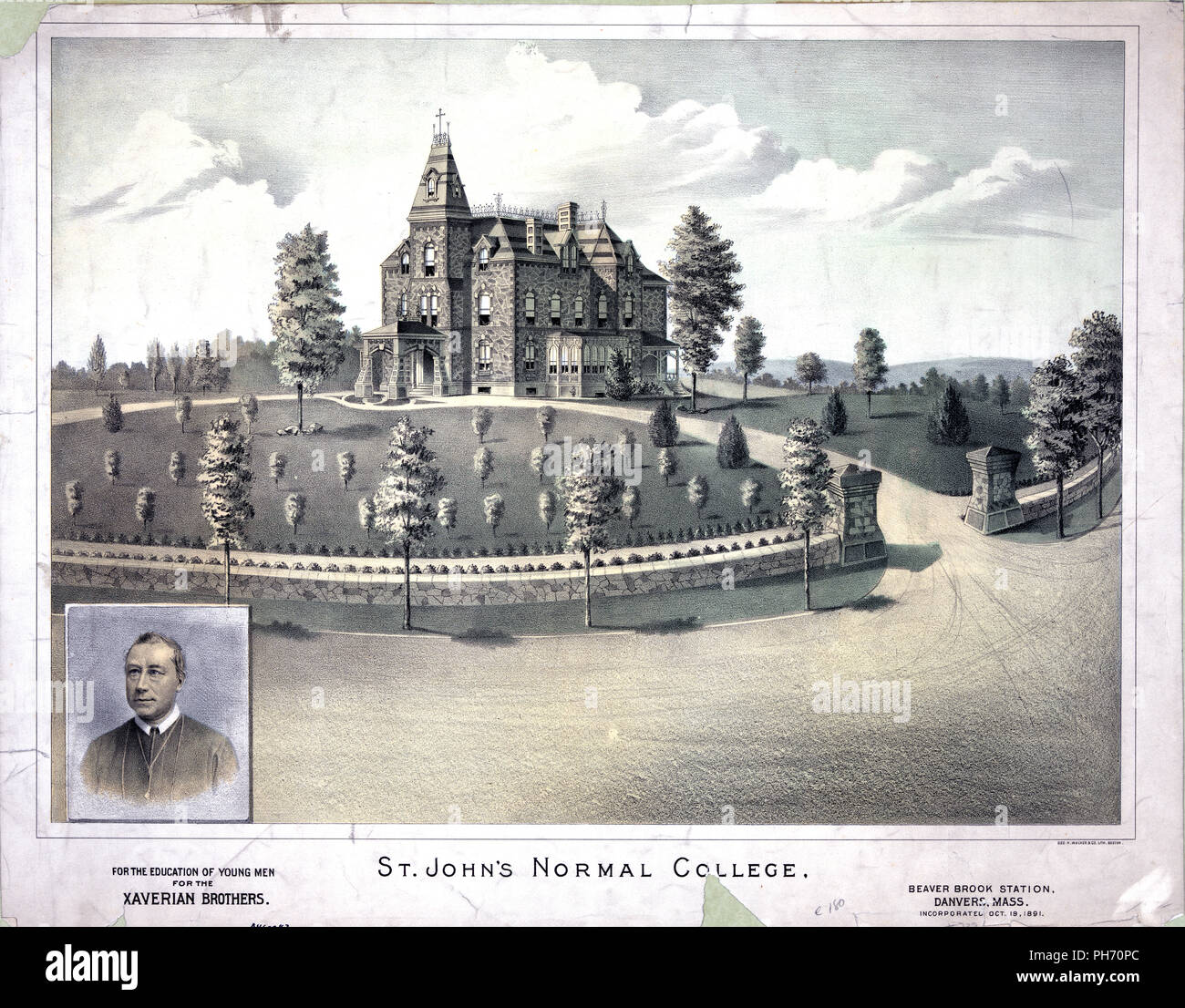 St. John's Normal College Stock Photo - Alamy