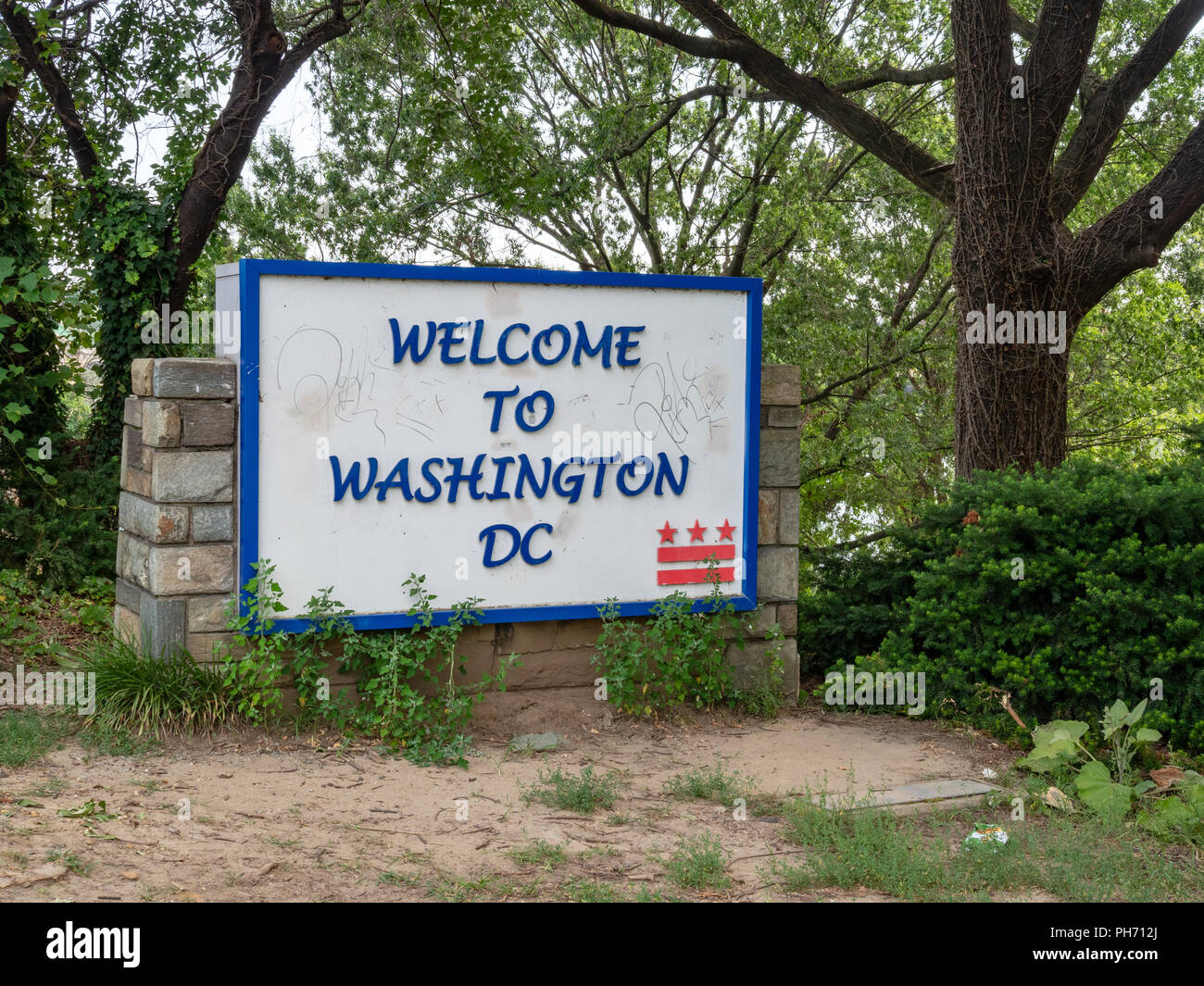 Welcome washington state sign hi-res stock photography and images - Alamy