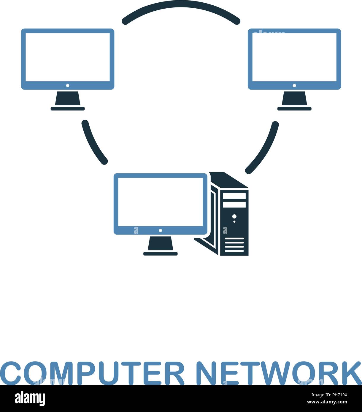 Pc Mouse icon in two colors. Simple element illustration. Pc Mouse icon ...