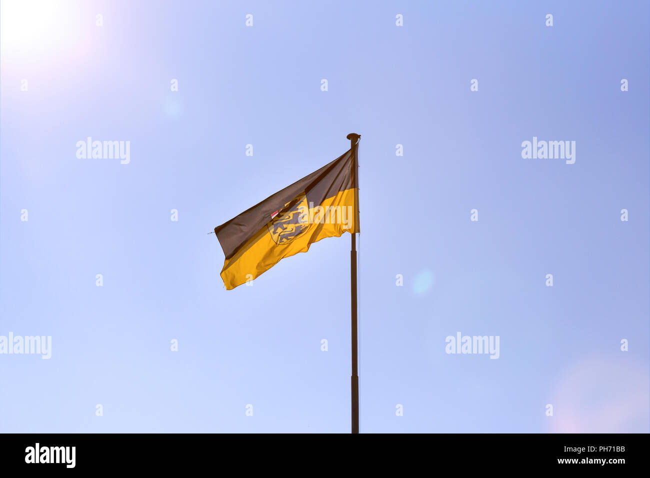 flag of stuttgart germany Stock Photo - Alamy