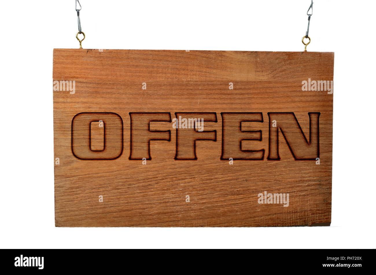 Hanging open sign hi-res stock photography and images - Alamy