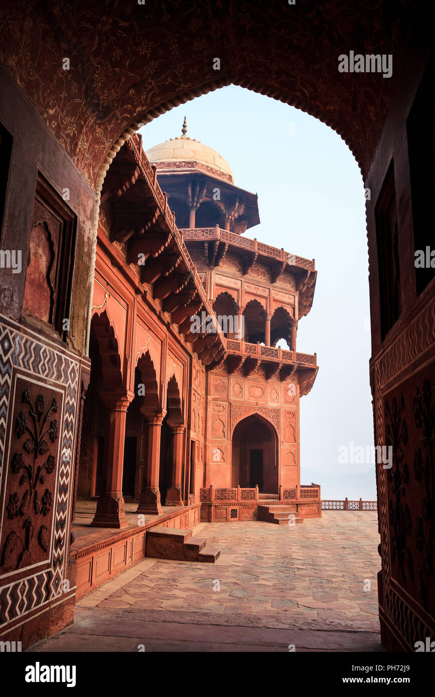 Fort in taj mahal complex Stock Photo - Alamy