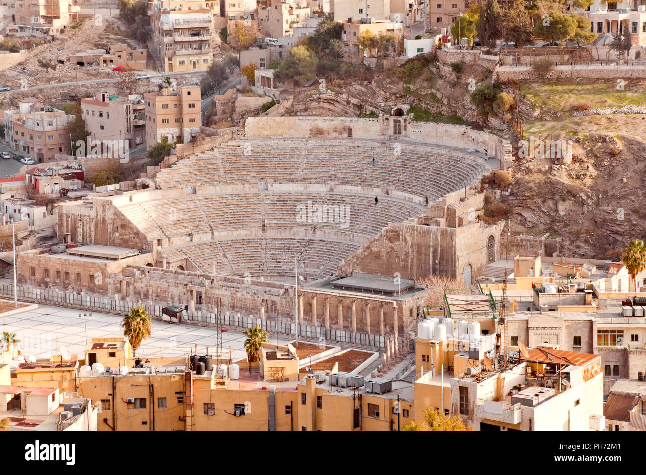 Ancient roman theater in amman Stock Photo - Alamy
