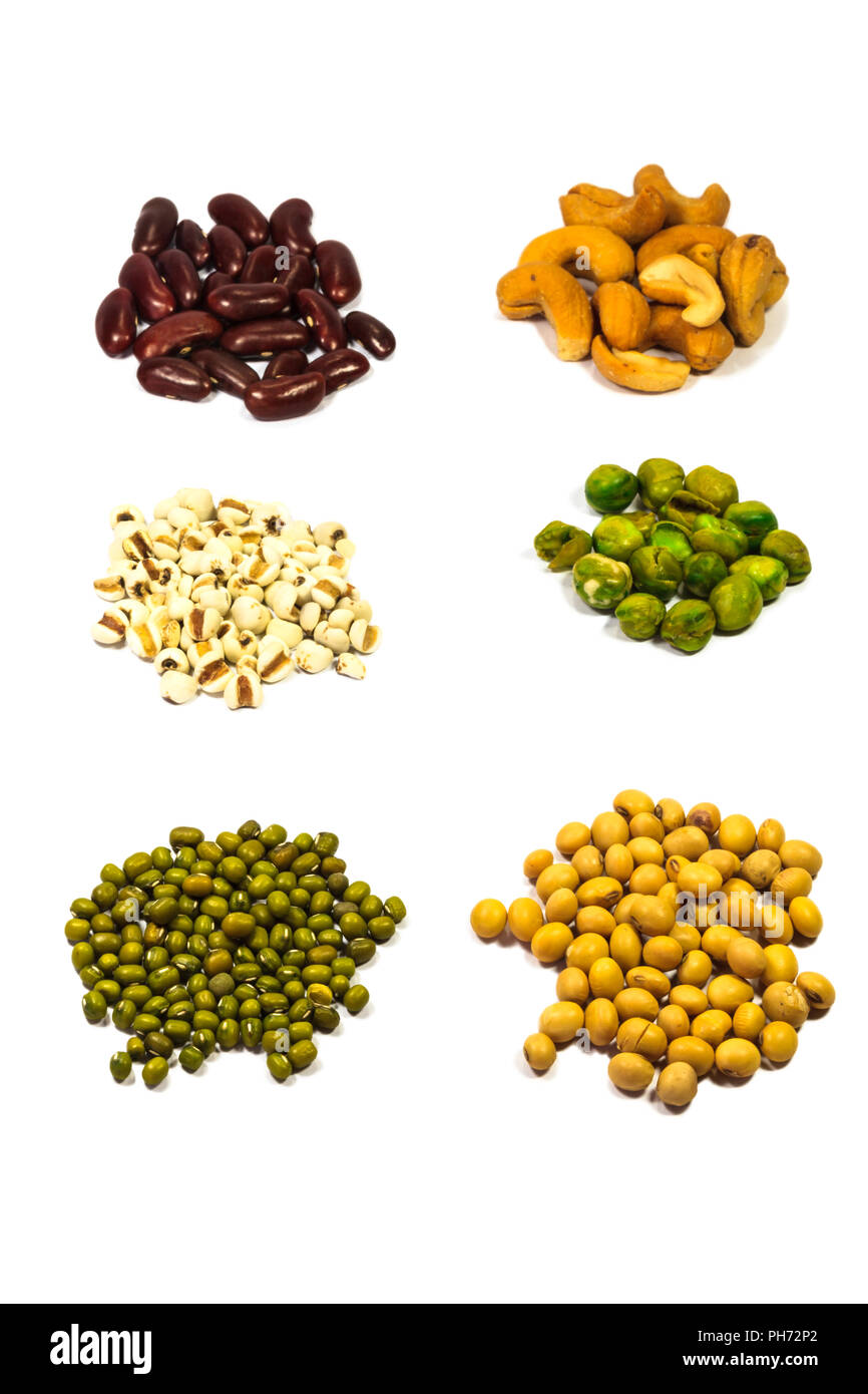 Nuts and beans Stock Photo - Alamy