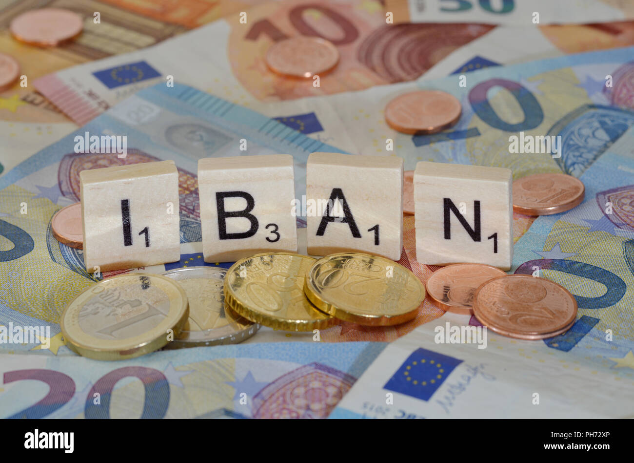 Symbolfoto Wirtschaftsbegriff IBAN Stock Photo - Alamy