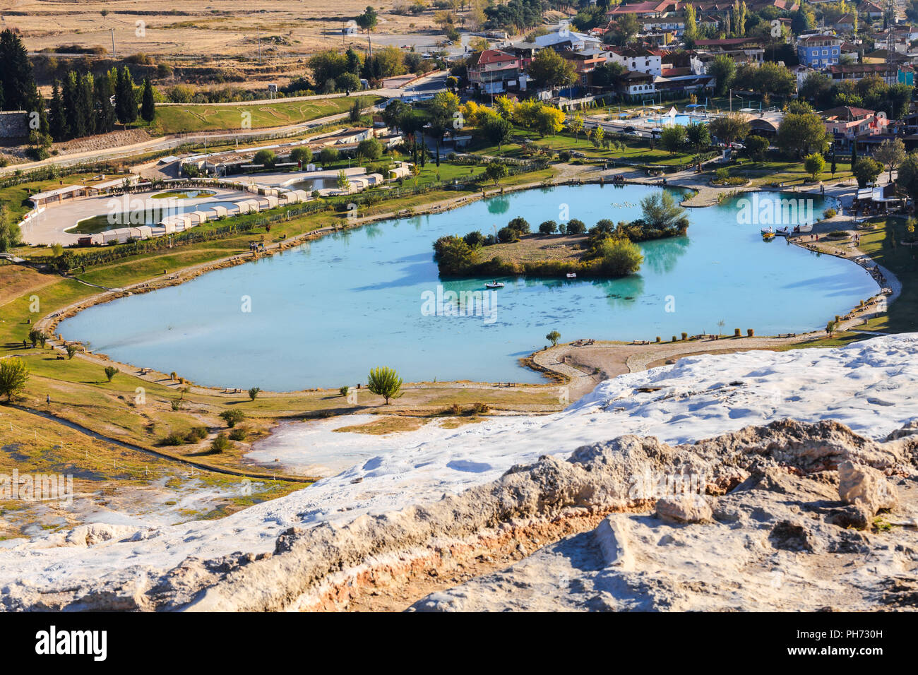 Pamukkale in turkey Stock Photo - Alamy