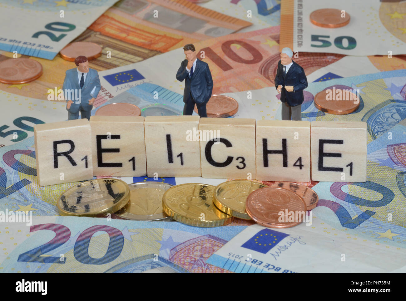 Symbolfoto Wirtschaftsbegriff Reiche Stock Photo - Alamy