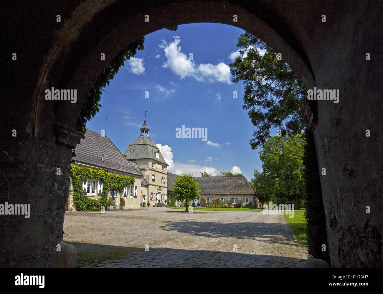 Westerwinkel, moated castle, Ascheberg, Germany Stock Photo - Alamy