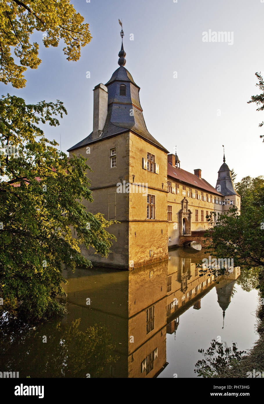 Westerwinkel, moated castle, Ascheberg, Germany Stock Photo - Alamy