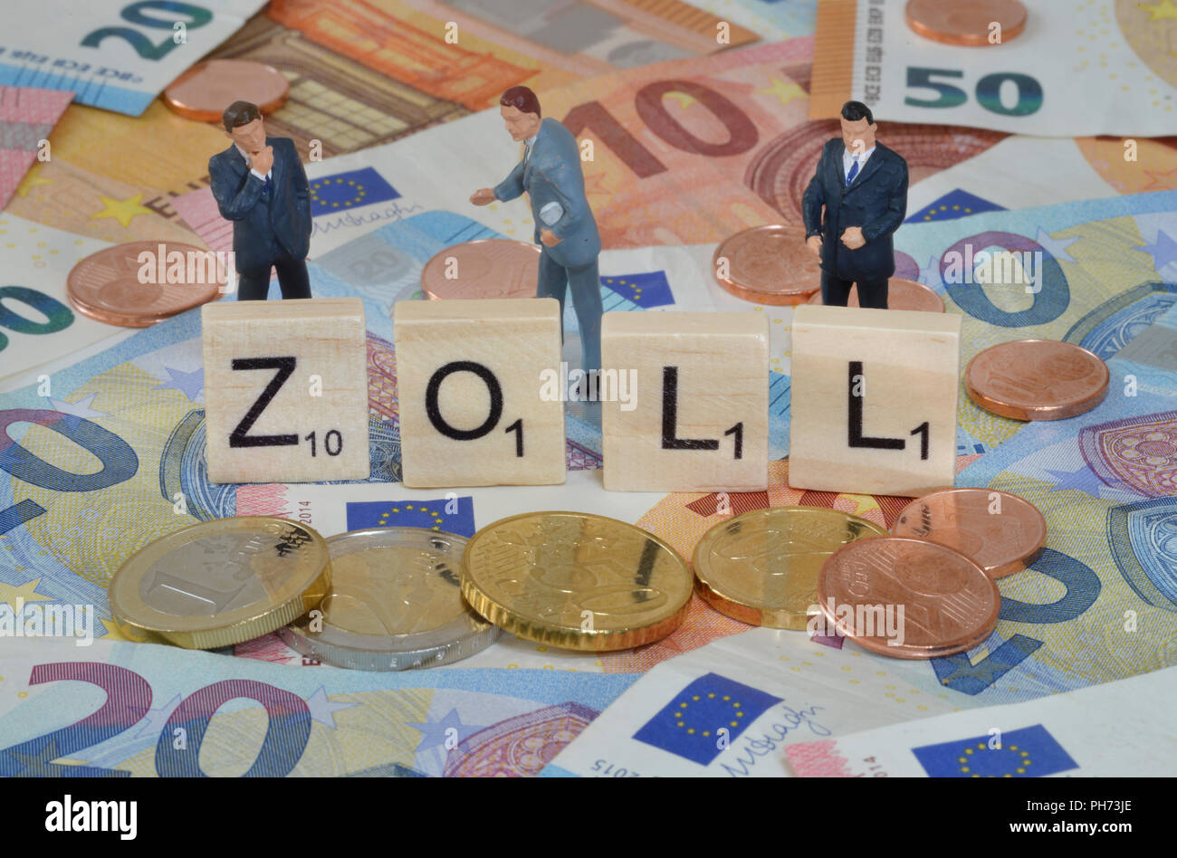 Symbolfoto Wirtschaftsbegriff Zoll Stock Photo - Alamy