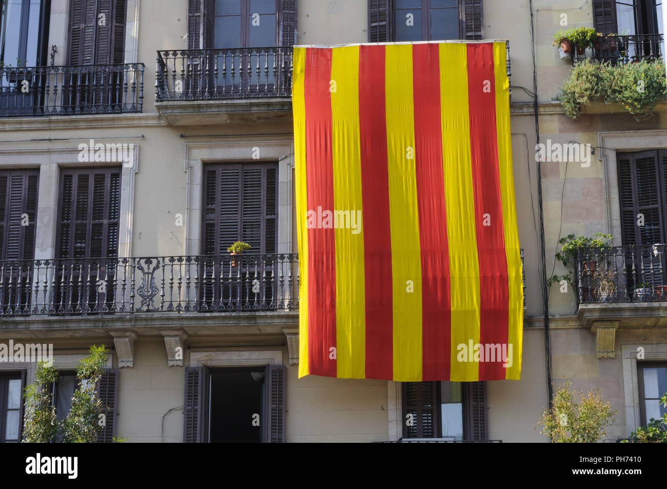Catalan national flag hi-res stock photography and images - Alamy