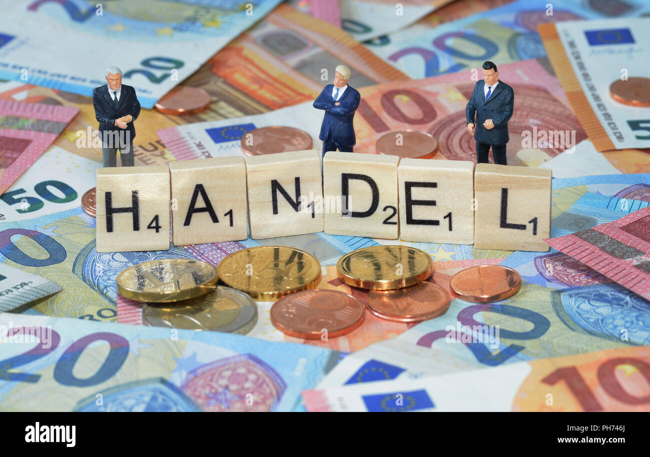 Symbolfoto Wirtschaftsbegriff Handel Stock Photo - Alamy