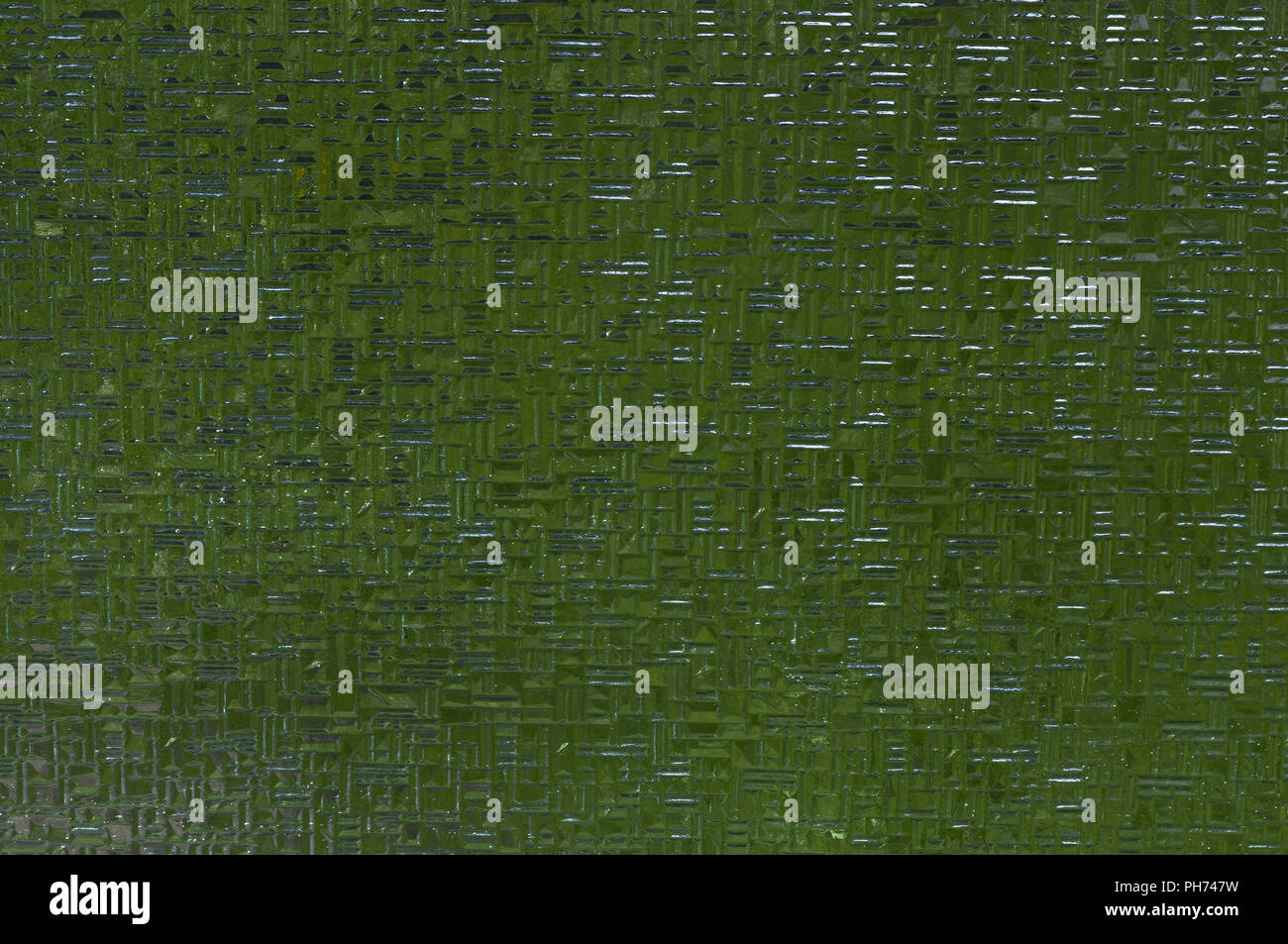 Abstract green background of textured glass Stock Photo - Alamy