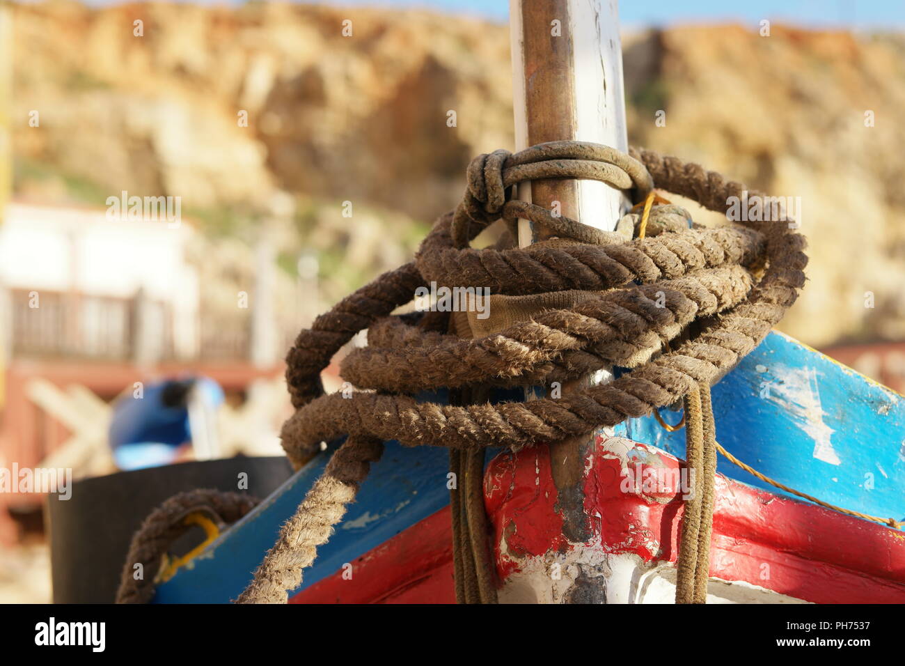 Tie up boat hi-res stock photography and images - Alamy