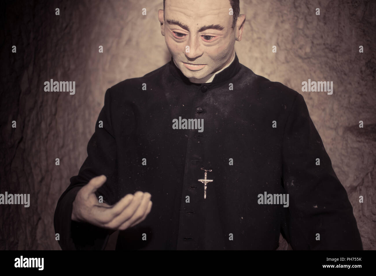 Scary priest hi-res stock photography and images - Alamy